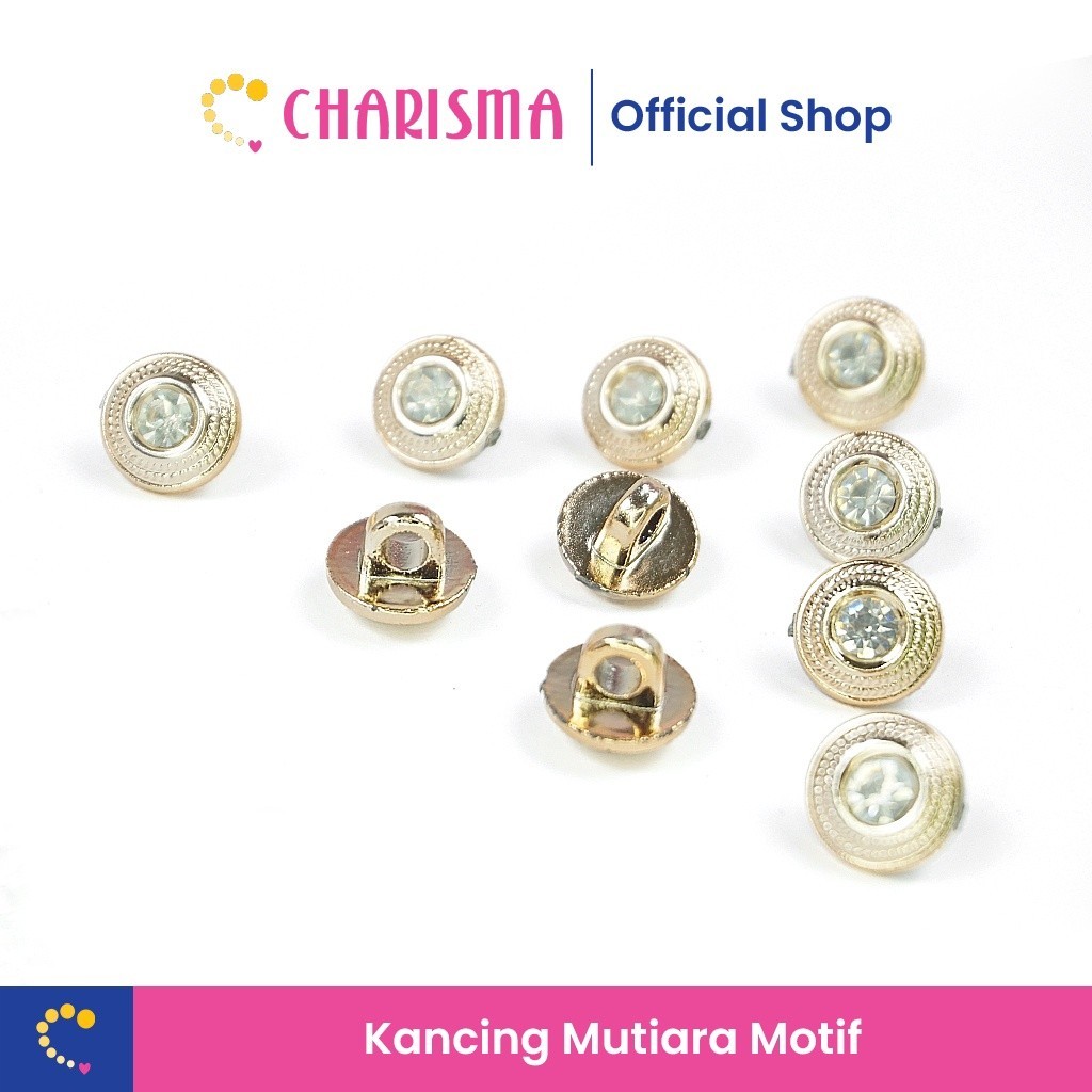 Jual Charisma Kancing Motif Mutiara - Kancing Bulat Mutiara | Shopee ...