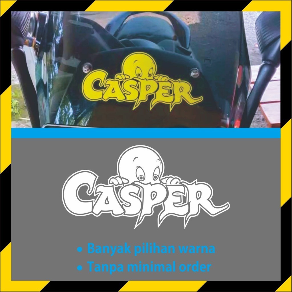 Jual Stiker Casper Variasi Motor Mobil Cutting Sticker Keren Nyala ...