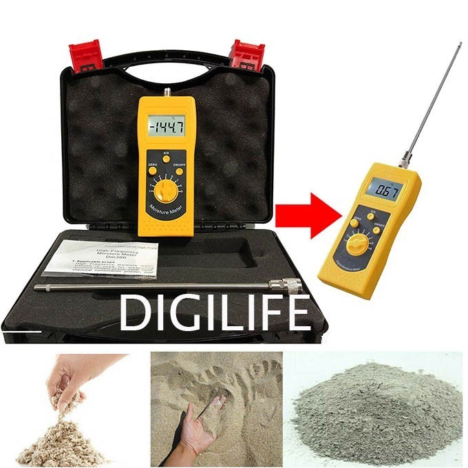 Jual Ceramic Powder Sand Moisture Meter DM300F Keramik Pasir MC Tester ...