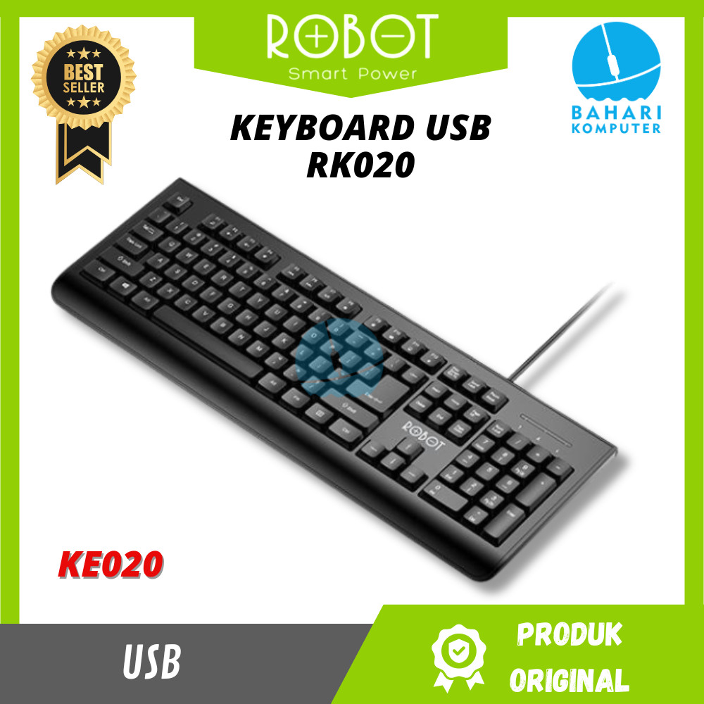 Jual Keyboard PC standard ROBOT USB RK20 | Shopee Indonesia