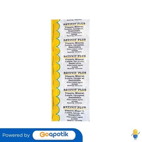 Jual Retivit Plus Strip 10 Kaplet | Shopee Indonesia