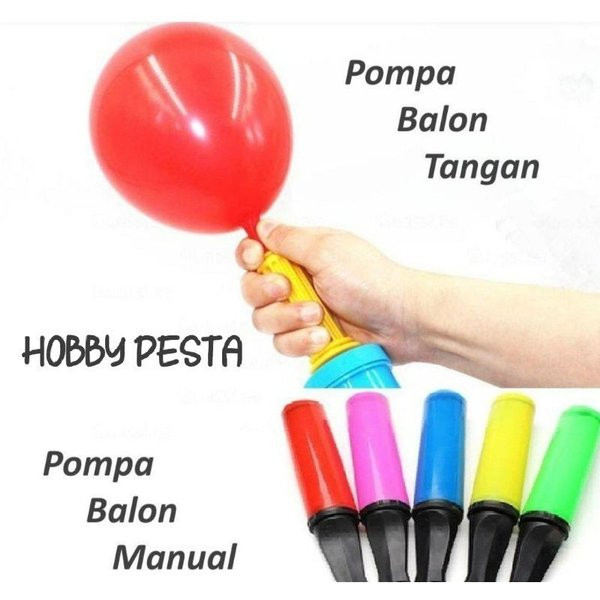 Jual NEW ARRIVAL POMPA BALON TANGAN MANUAL MINI PORTABLE / ALAT POMPA ...