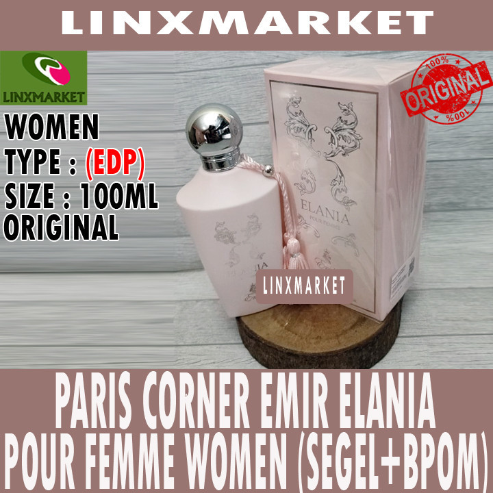 Jual PARIS CORNER EMIR ELANIA POUR FEMME WOMEN EDP 100ML (BOX SEGEL ...