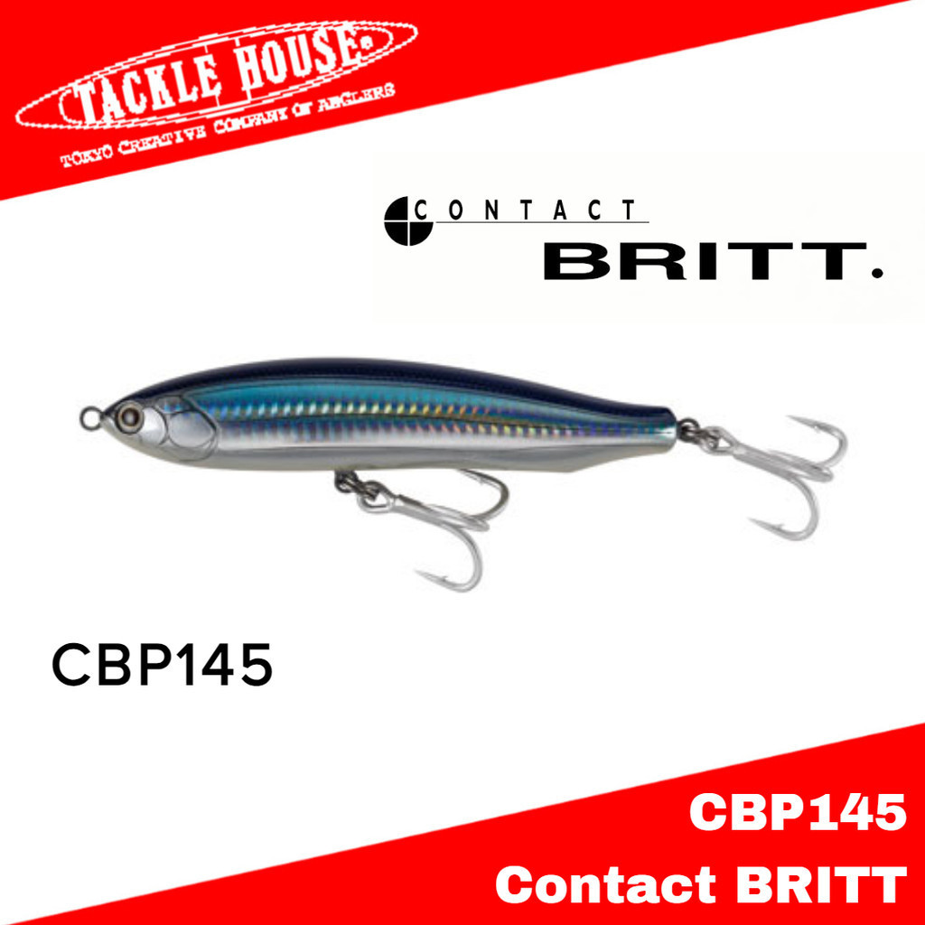 Jual Tackle House CBP145 Contact Britt Sinking Lure 48g 145mm | Shopee Indonesia