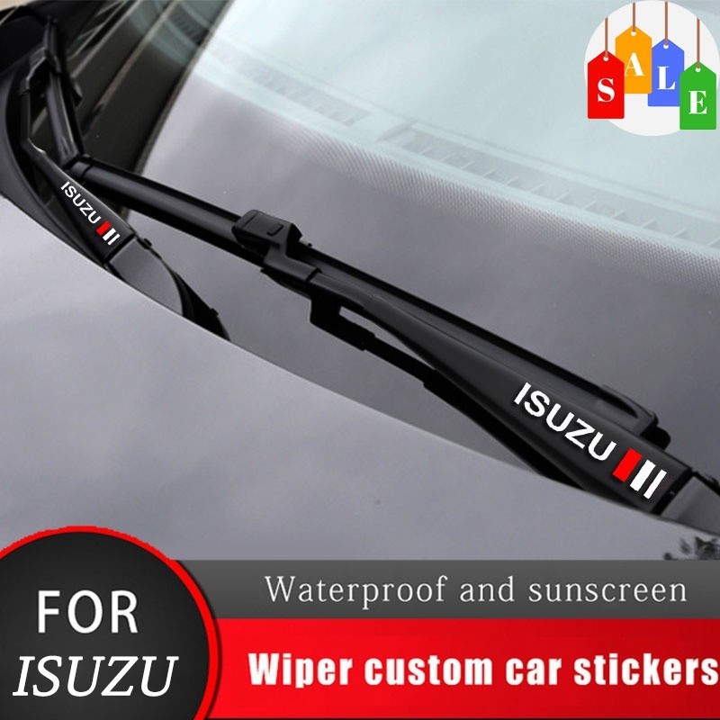 Jual 2PCS Auto Decor Decals Car Window Wiper Stickers For Isuzu Amigo ...