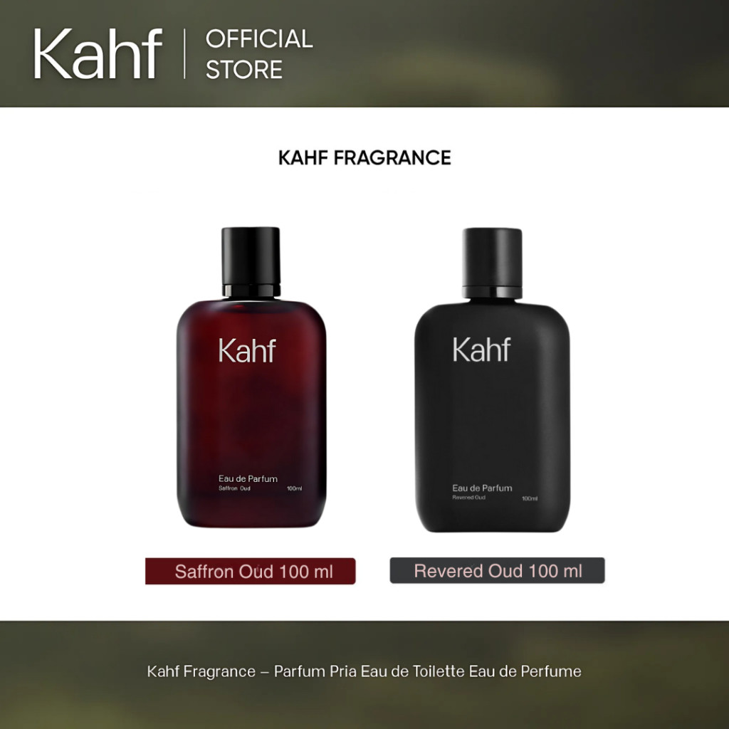 Jual New ! Kahf Eau De Parfum Netto 100 Series Revered Oud & Saffron Oud - Natural Discovery ...