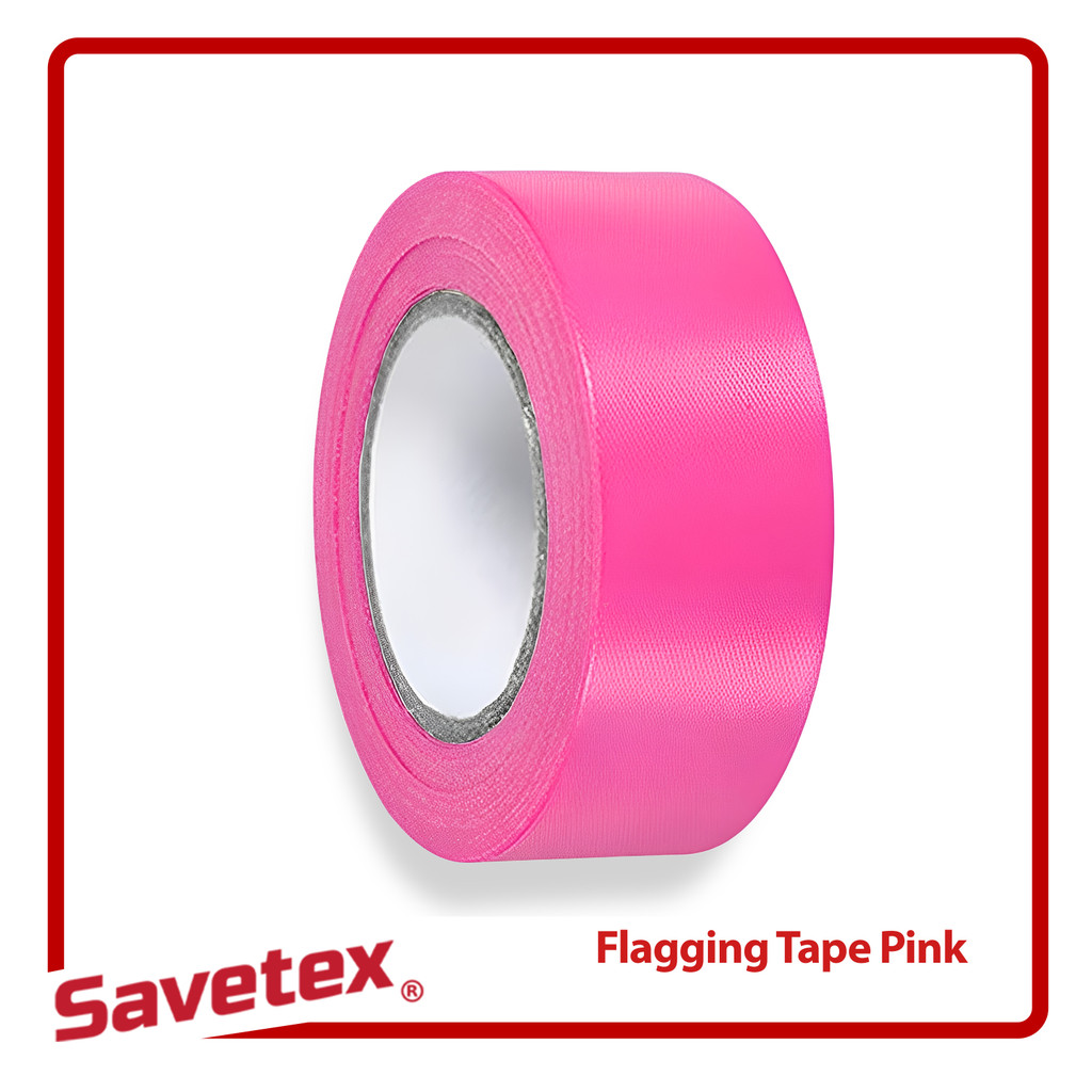 Jual Flagging Tape / Pita Survey Penanda Pink 2 cm x 30 m | Shopee ...