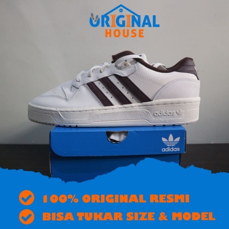 Jual PREMIUM Sepatu Sneakers Adidas Rivalry Low IE2214 Original RESMI ...