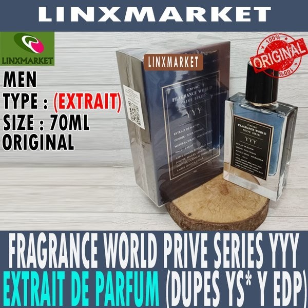 Jual FRAGRANCE WORLD PRIVE SERIES YYY EXTRAIT MEN 70ML (DUPES Y EDP ...