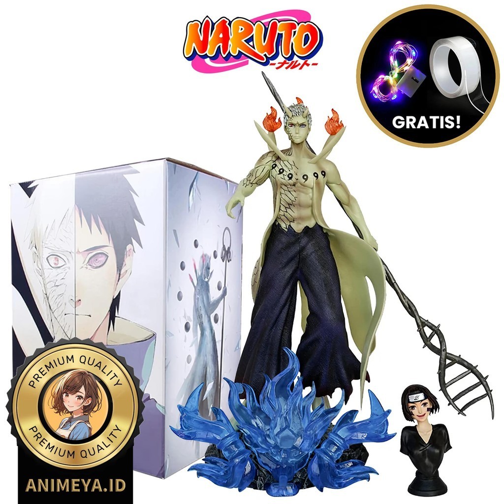 Jual Action Figure Statue Naruto Shippuden Obito Uchiha Six Path ...