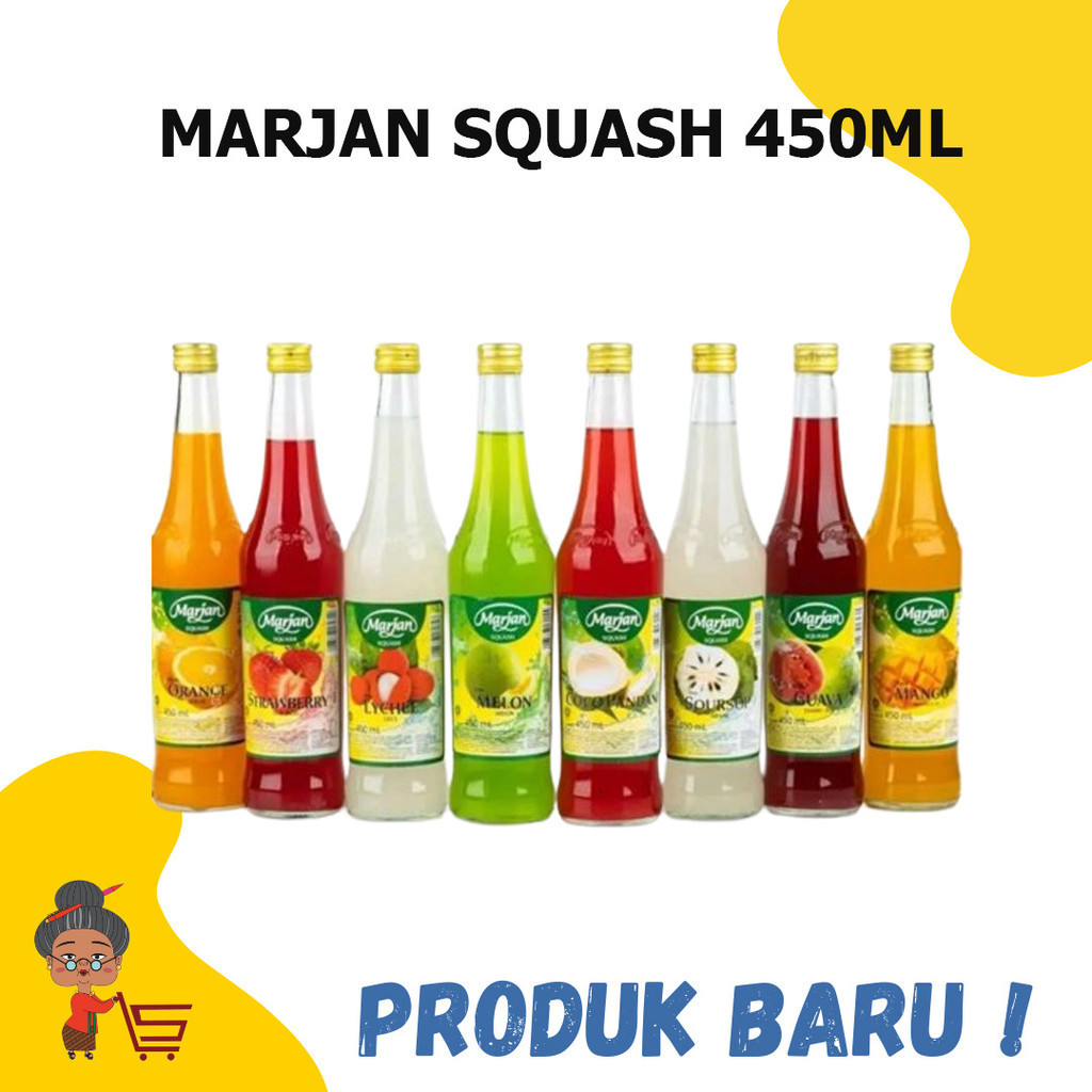 Jual MARJAN SQUASH 450ml / SIRUP MARJAN / MARJAN SQUASH / MARJAN ...