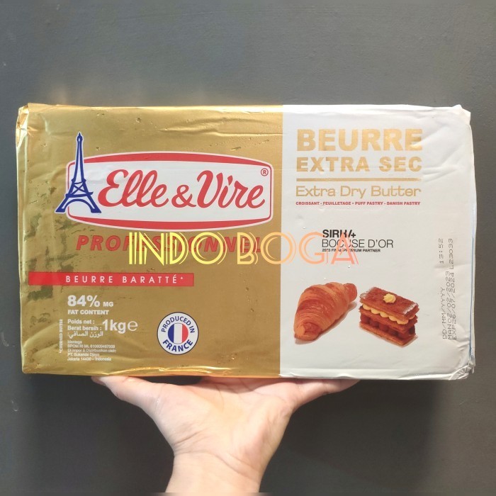 Jual Elle vire butter sheet 1 kg / elle & vire extra dry butter 1kg fat ...