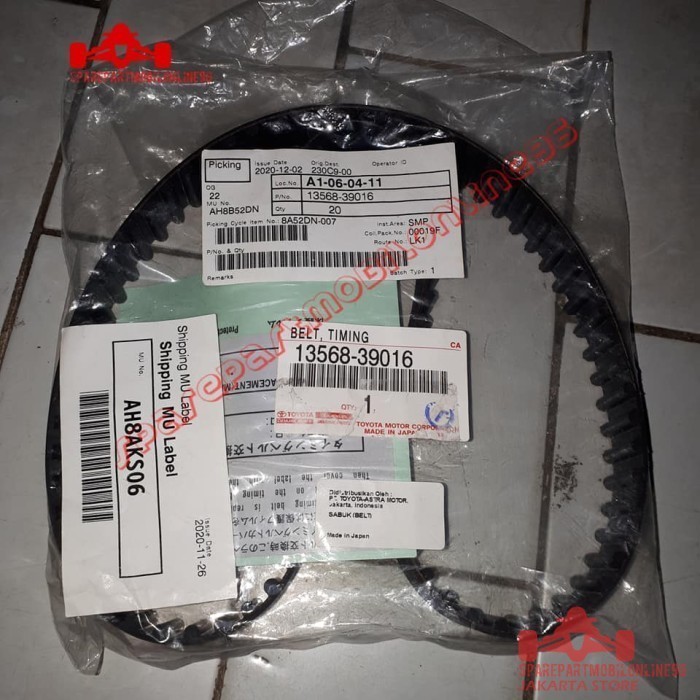 Jual Timing Belt Sabuk Mesin Toyota Innova Fortuner Diesel Asli ...