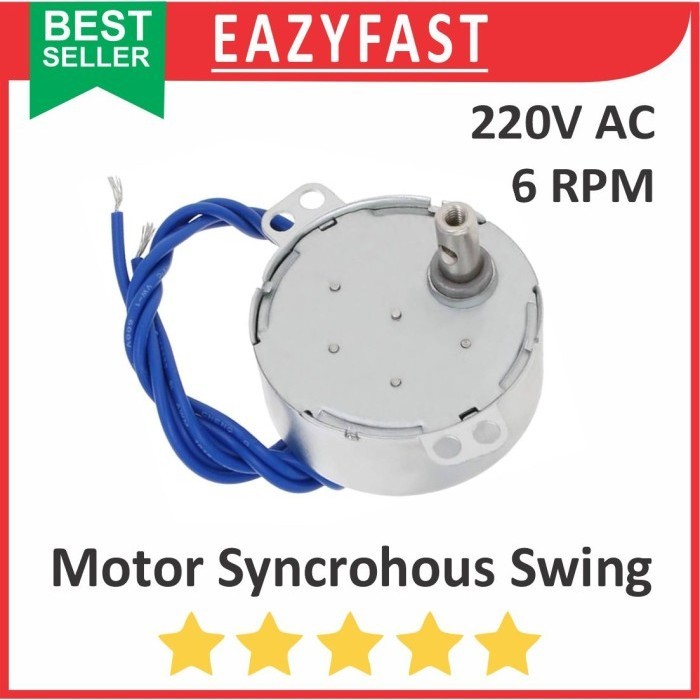 Jual Motor Dinamo Synchronous 220V AC Swing Gearbox TYC-50 Sync Rotary ...