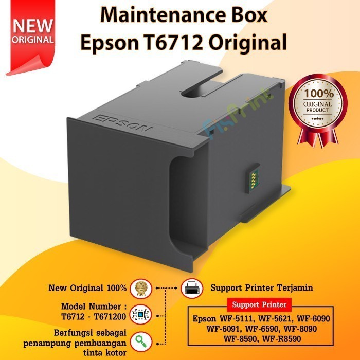 Jual Kotak Pemeliharaan Box Epson T6712 Kotak Pemeliharaan T671200 ...