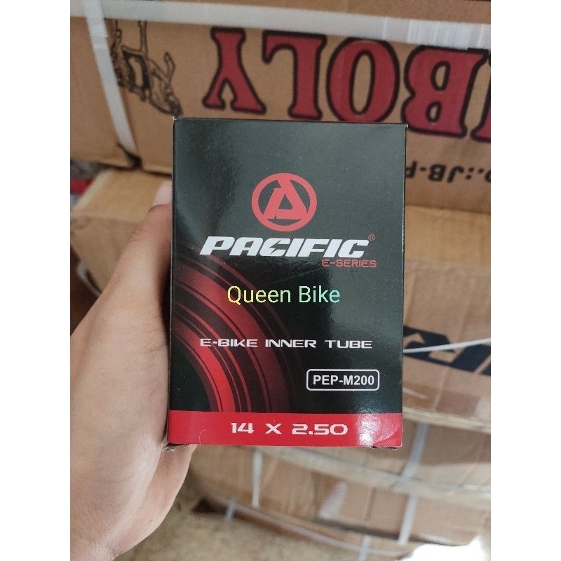Jual Ban Dalam Sepeda Listrik 14x250 / 14x2.50 E Bike Selis Cop Pentil Bengkok PASIFIC KENDA ...