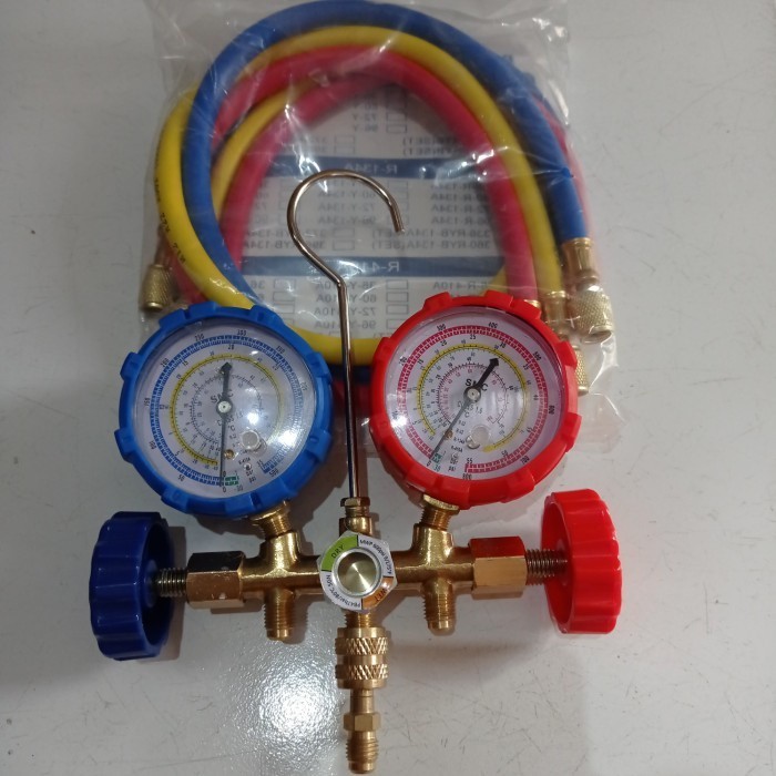 Jual testing manifold analiser alat pengukur tekanan freon semua freon ...