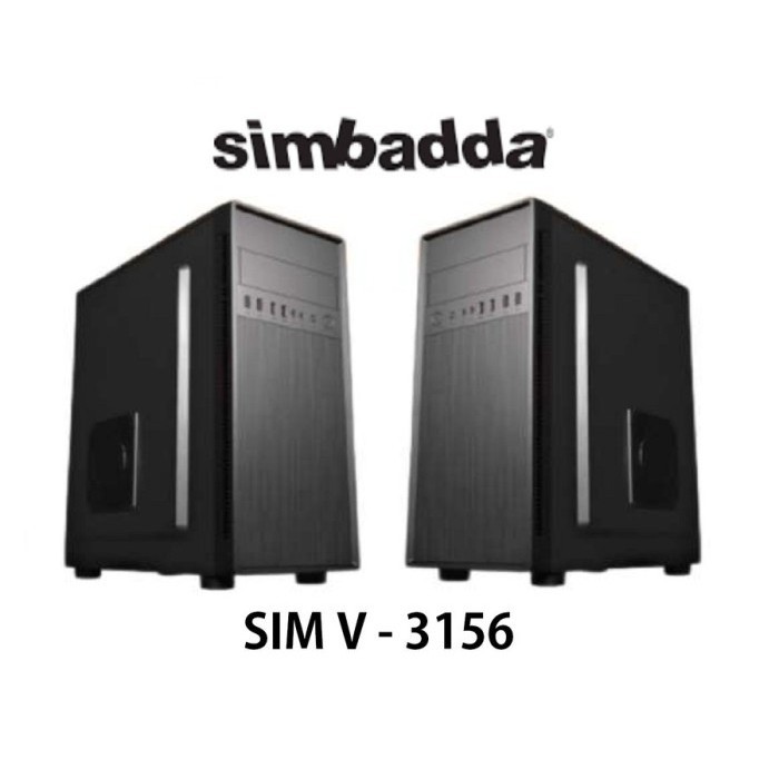 Jual Casing Simbadda SIM V-3156 + PSU 380W SIM V-3156 Plus Psu 380Watt | Shopee Indonesia