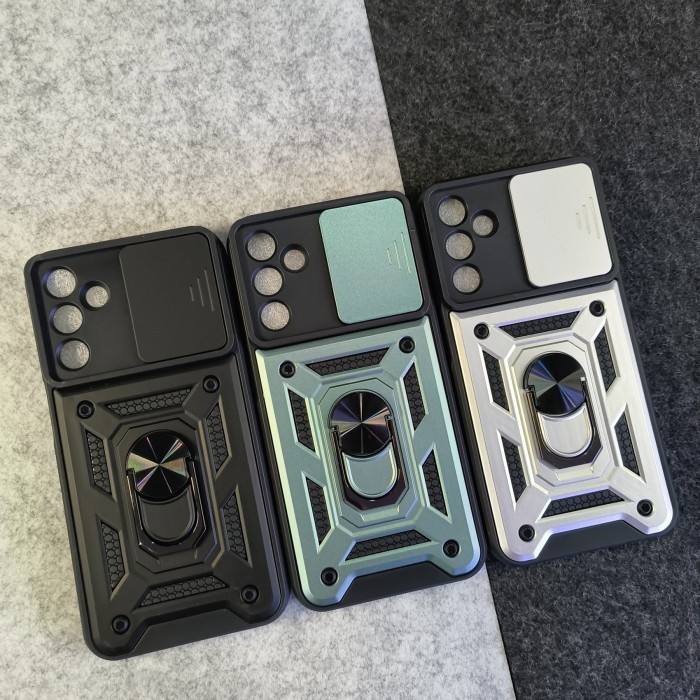 Jual Samsung A15 5G - 4G - SGFlip Army Ring Flip Lens Armor Case Shockproof | Shopee Indonesia