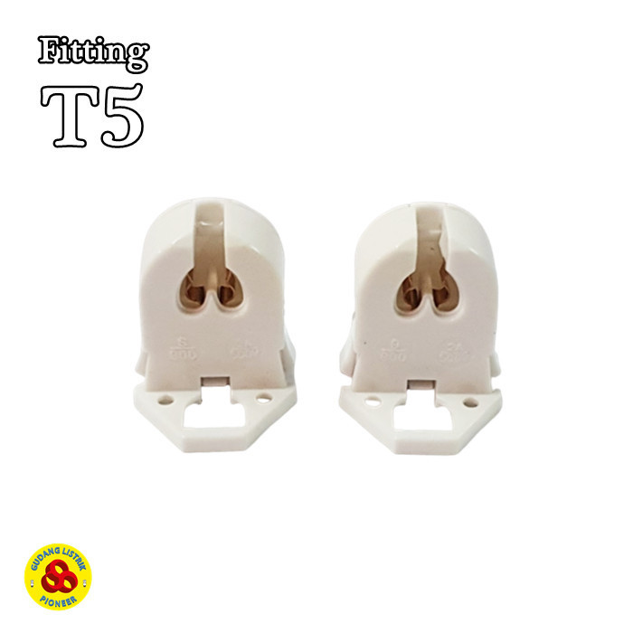Jual Fitting Lampu TL T5 Set Kaki Lampu G5 Socket Type Skrup -LTA34 | Shopee Indonesia