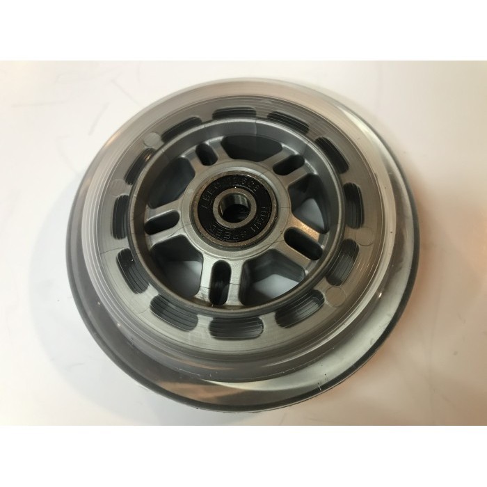 Jual Roda scooter 4 inch pu clear | Shopee Indonesia