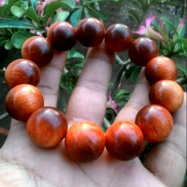 Jual Gelang Kayu Raja / Kayu Agathis tembus cahaya 18mm | Shopee Indonesia