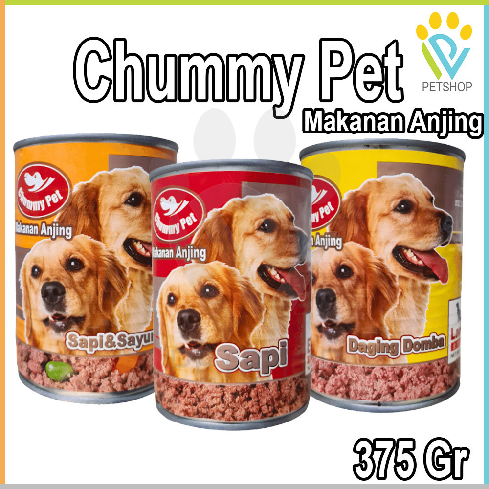 Jual Makanan Anjing CHUMMY PET BEEF/LAMB Dog Food Kaleng 375 Gram ...