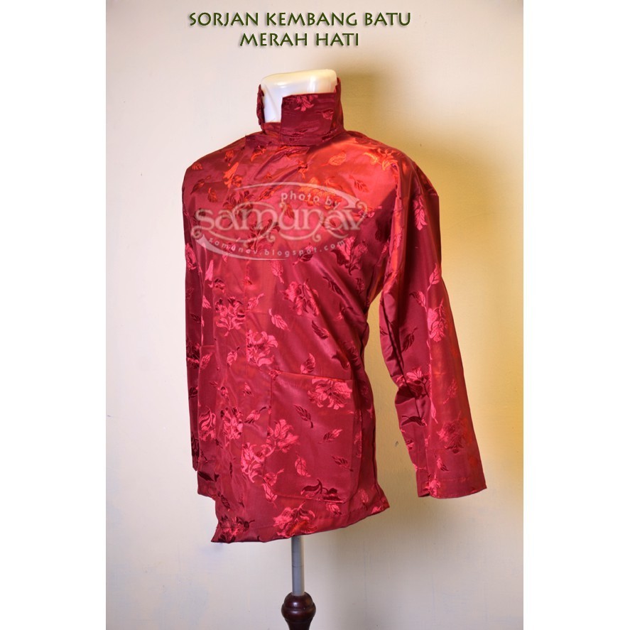 Jual LURIK JAWA SURJAN KEMBANG BATU KHAS JAWA Merah Marun | Shopee ...