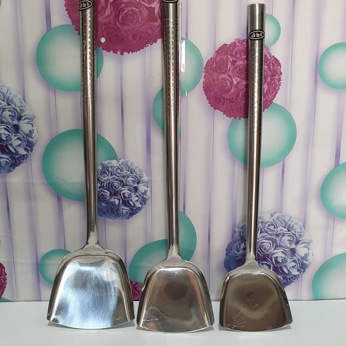 Jual Sendok goreng jumbo tebal stainles / Sutil jumbo tebal | Shopee ...