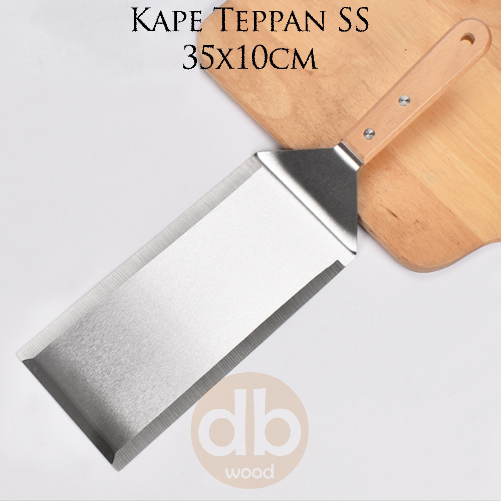 Jual Teppan Spatula Stainless| Kape Martabak | Shopee Indonesia