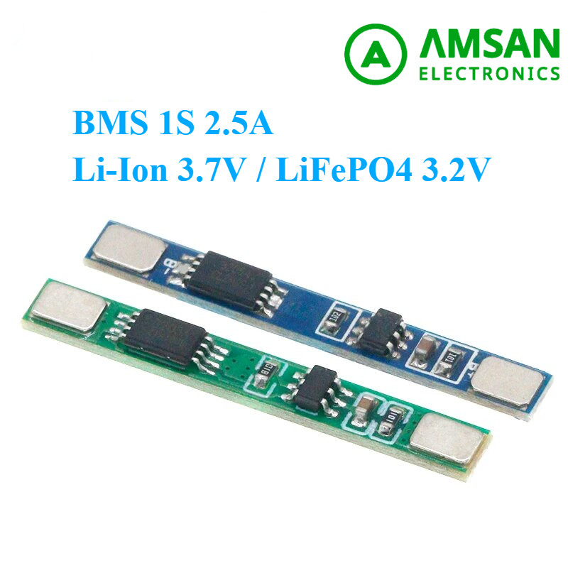 Jual BMS 1S 2.5A 3.2V 3.7V LiFePO4 Lithium Li-ion BMS PCM Battery ...