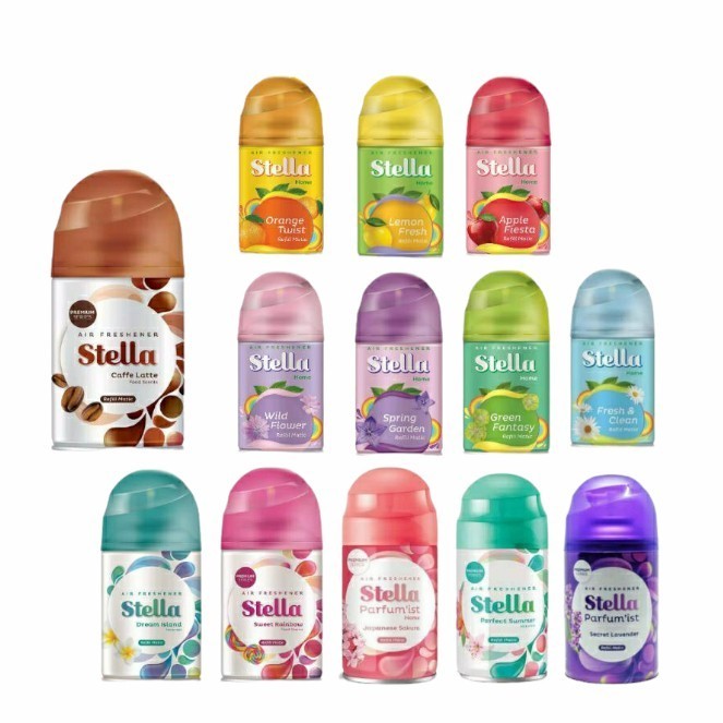 Jual 1 BJ Stella Refill matic pengharum ruangan 160ML (KEMASAN LAMA ...