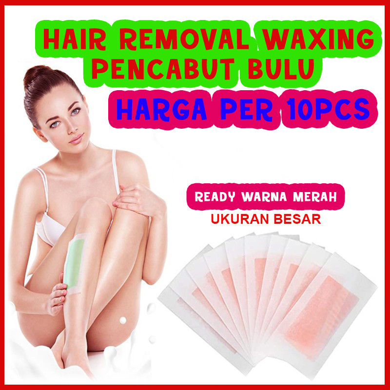 Jual Strip Kertas Pencabut Bulu Tubuh Double Sisi Hair Removal Waxing Strip | Shopee Indonesia