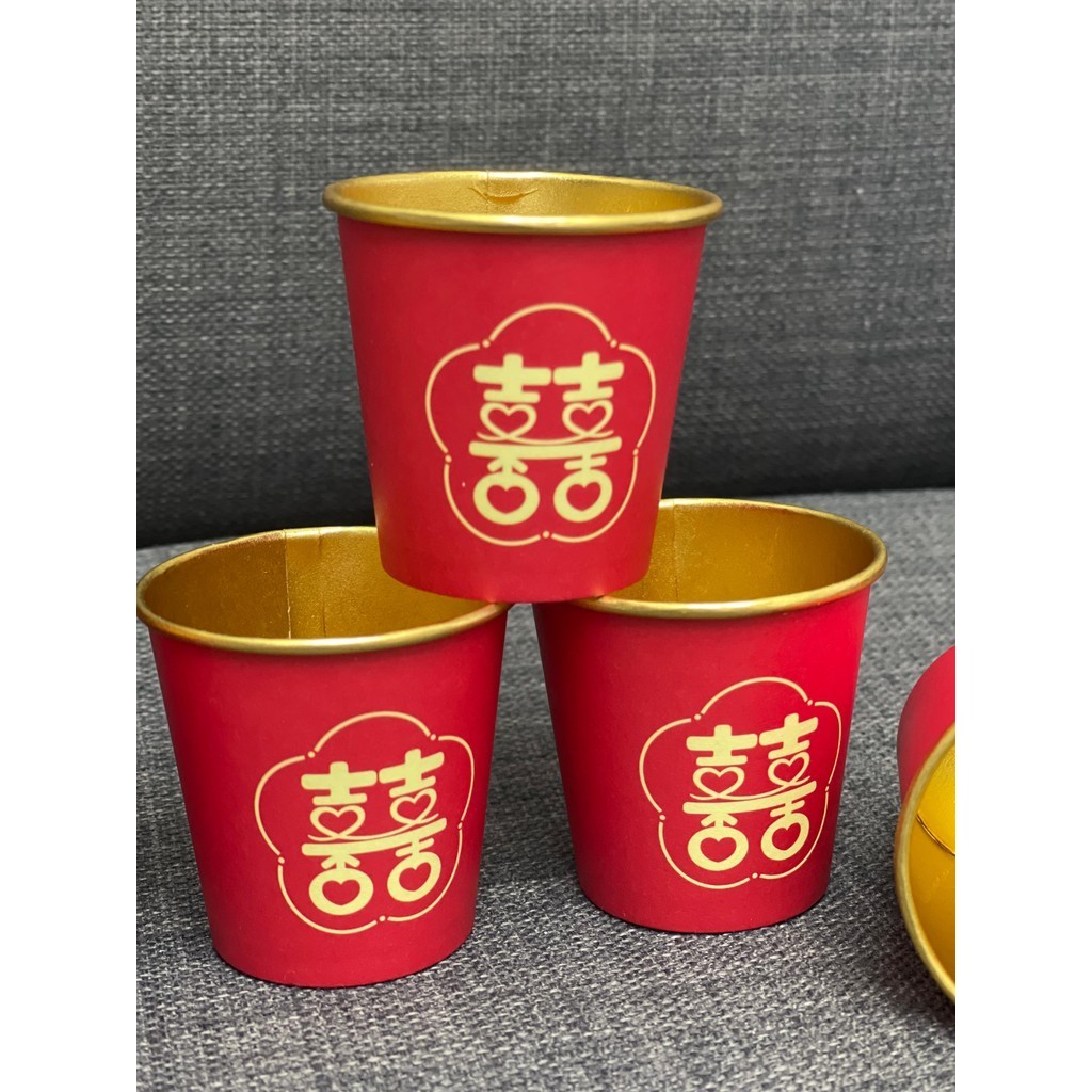 Jual Gelas Tea Pai Emas Kertas/Tea Pai Kertas | Shopee Indonesia