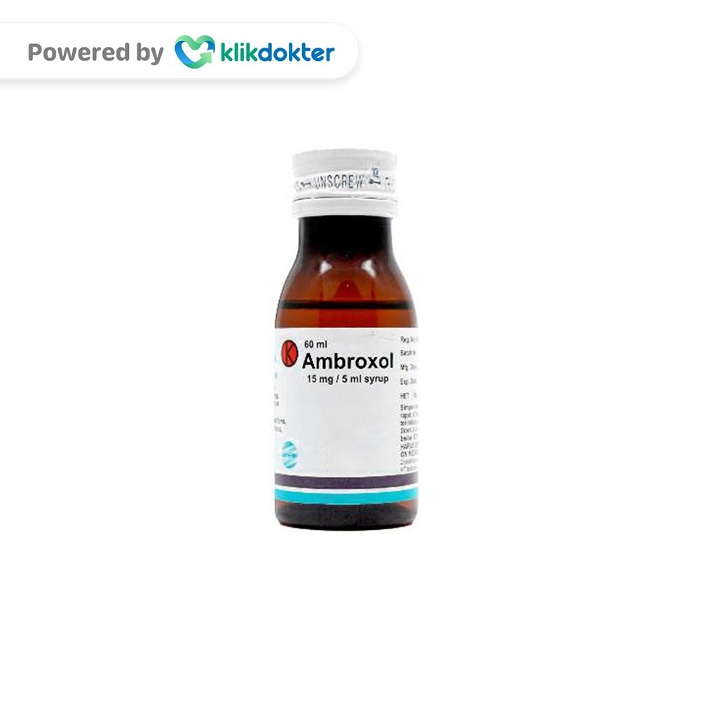 Jual Ambroxol 15mg/5ml Sirup 60ml Generik | Shopee Indonesia