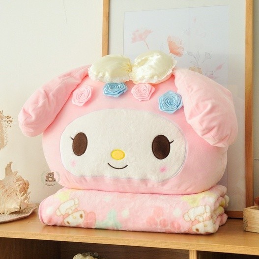 Jual Boneka Bantal Kepala Karakter Sanrio Pompurin Cinnamoroll Kuromi My Melody Bahan Lembut ...