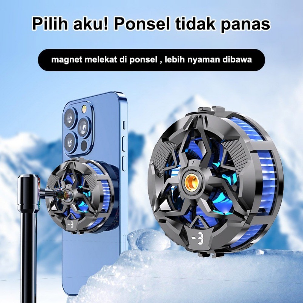 Jual X103 Magnetic Phone Cooler Cooling Fan untuk iPhone Android ...