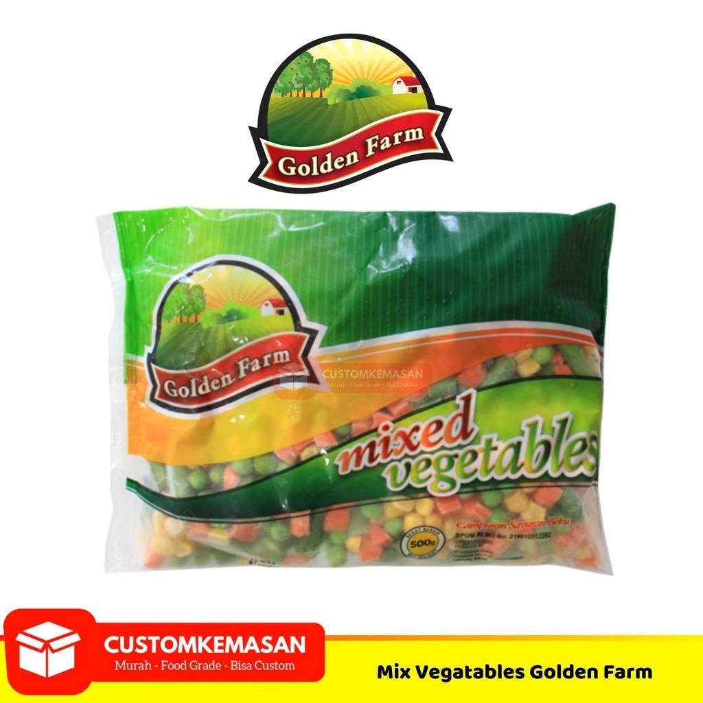 Jual Golden Farm Mixed Vegetable 500g / Mix Vegetable Frozen / Golden ...
