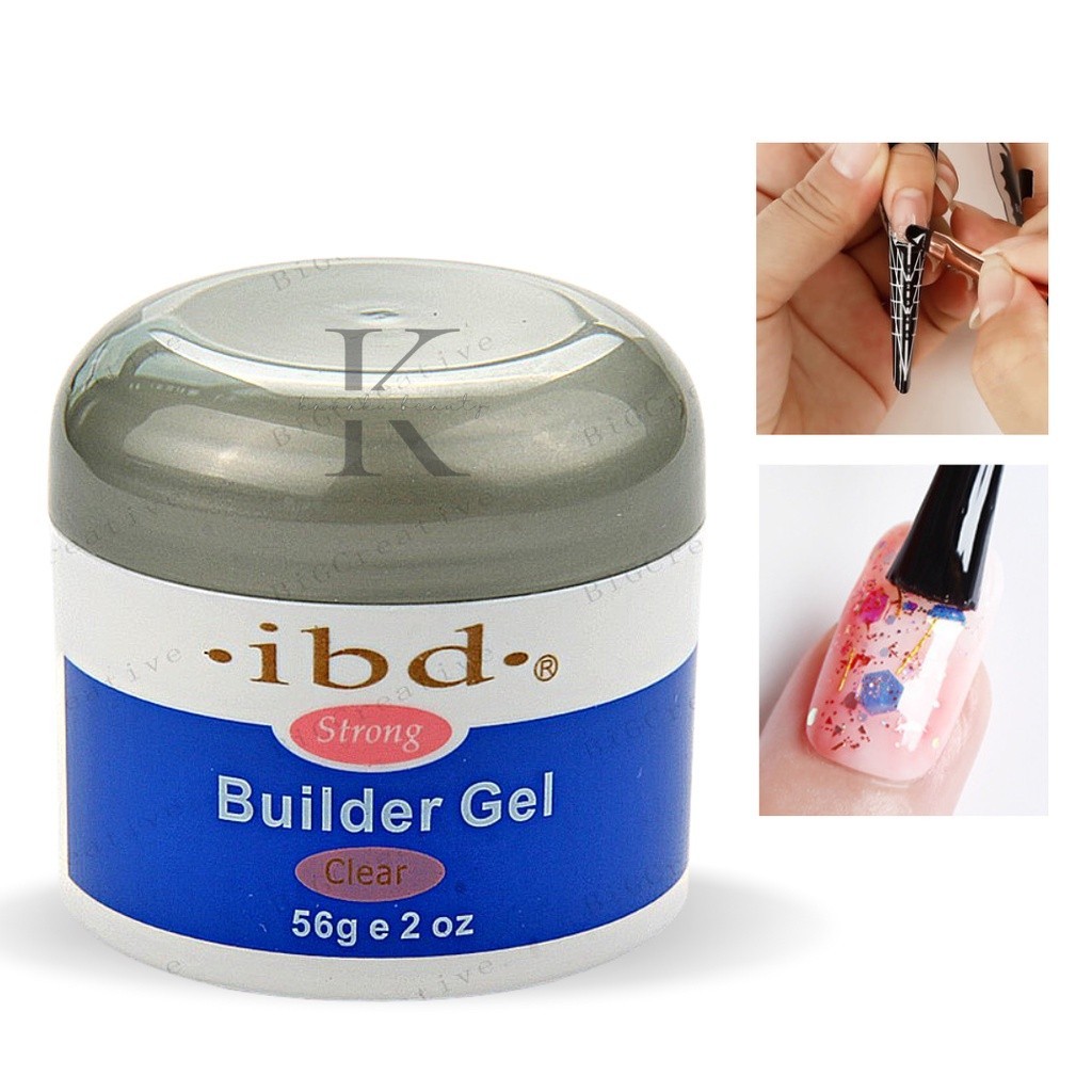 Jual IBD Strong Builder Gel dan IBD Hard Gel UV Clear ORIGINAL gel nail ...