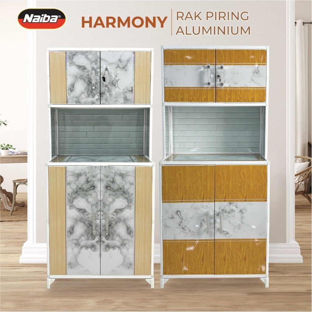 Jual NAIBA - RAK PIRING ALUMINIUM HARMONY (INSTAN) | Shopee Indonesia
