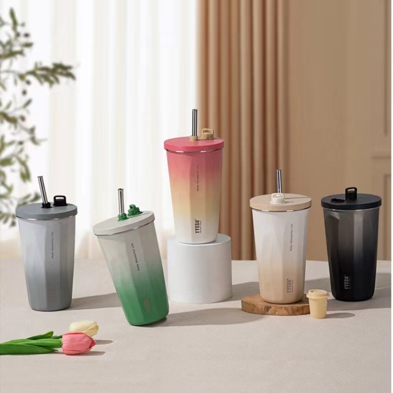 Jual YZ85X Tyeso Tumbler vacuum insulated Mug Coffee Cup Stainless Steel 8848 Original 600ml ...