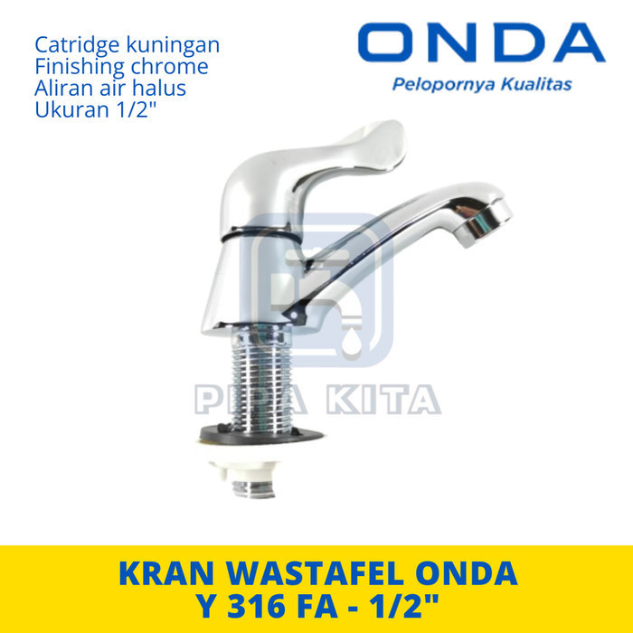 Jual Y 316 FA ONDA Kran Air Wastafel Cuci Tangan Engkol | Shopee Indonesia