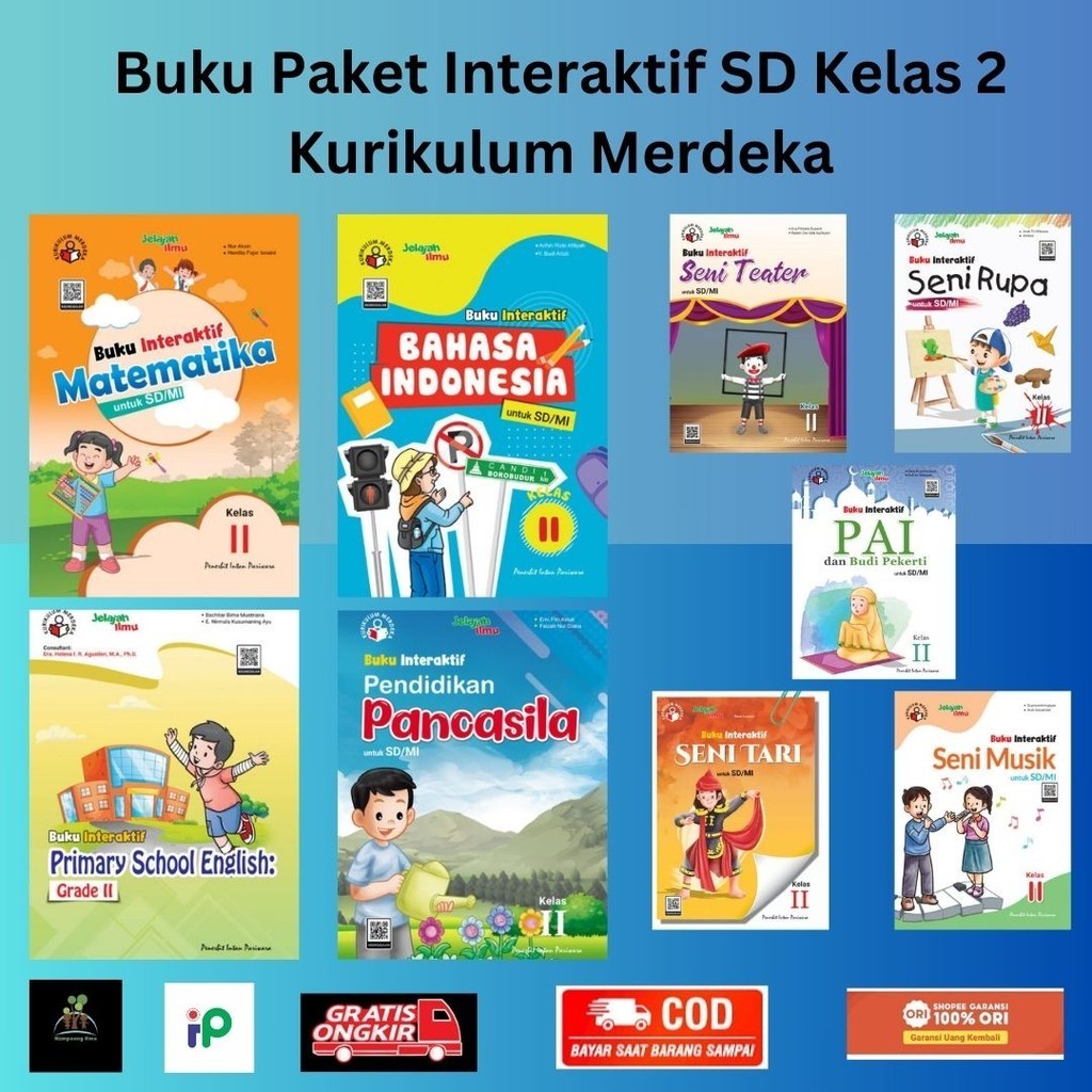 Jual BUKU INTERAKTIF SD KELAS 2 SEMESTER 1&2 KURIKULUM MERDEKA INTAN PARIWARA TAHUN 2024 ...