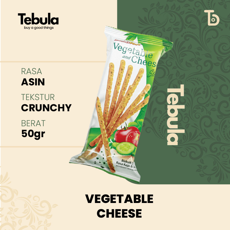 Jual [ TEBULA ]- BISKITOP VEGETABLE STICK 50g Biskuit Anak Dewasa Enak ...