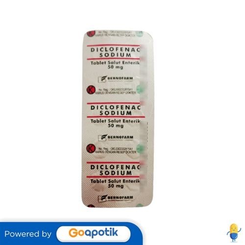 Jual Diclofenac Sodium Bernofarm 50 Mg Strip 10 Tablet | Shopee Indonesia