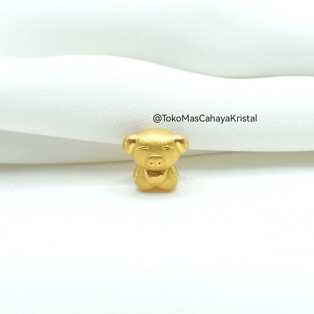 Jual Charm Emas Shio Babi 24k HK Hongkong 999%- Gold Bracelet | Shopee ...