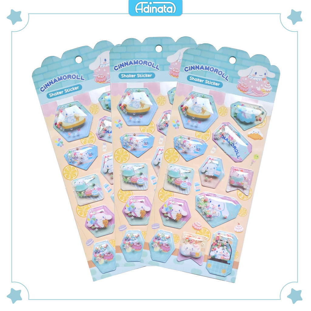 Jual Cinnamoroll Shaker Stickers 2517-6116 - Adinata / Sticker | Shopee ...