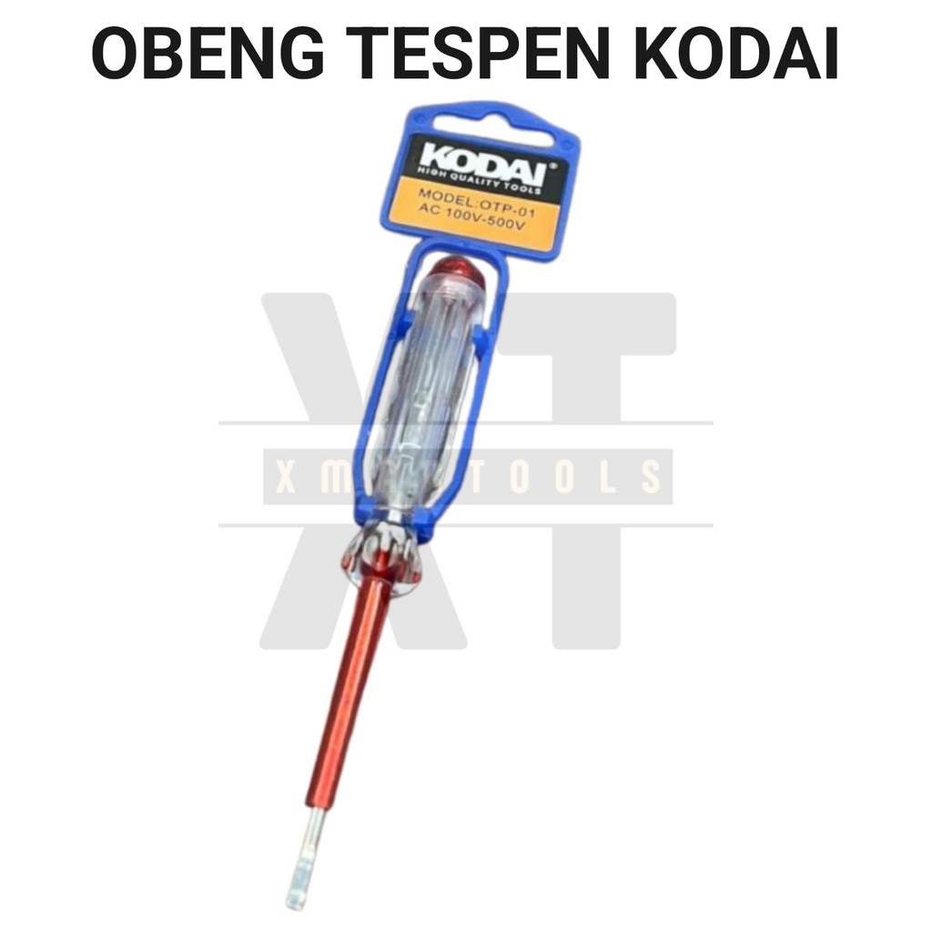 Jual Obeng Tespen AC KODAI / Obeng Test Pen Min AC Murah / Obeng ...