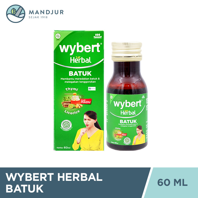 Jual Wybert Herbal Batuk Sirup 60 mL - Meredakan Batuk | Shopee Indonesia