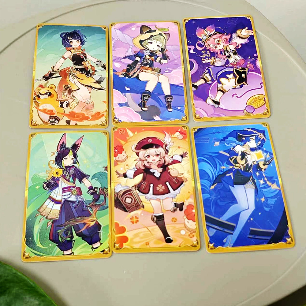 Jual 9*5cm TCG Cards Toy Genshin Impact 65 Pcs Cards Cyno Yoimiya ...